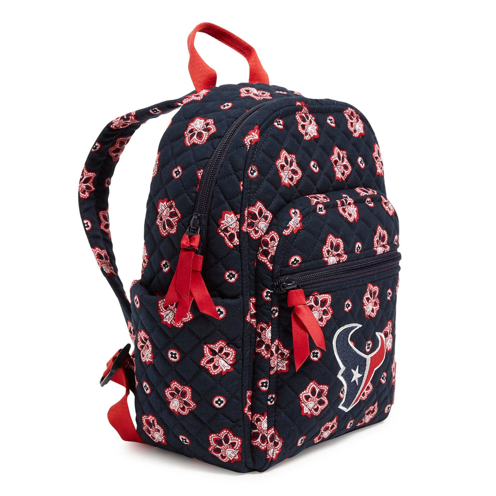 Blue NFL Small Backpack - Houston Texans Bandana | Vera Bradley