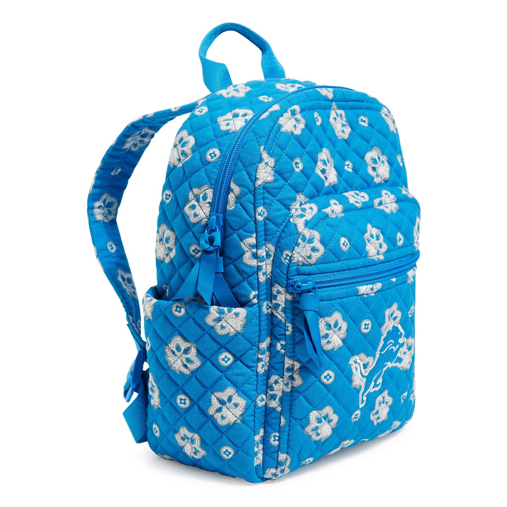 Blue NFL Small Backpack - Detroit Lions Bandana | Vera Bradley