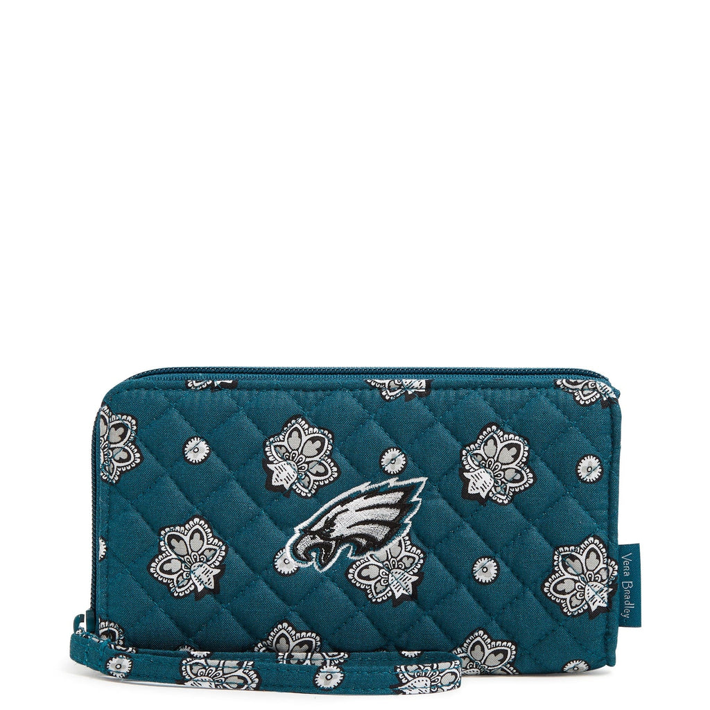 Philadelphia Eagles NFL RFID Front Zip Wristlet | Vera Bradley
