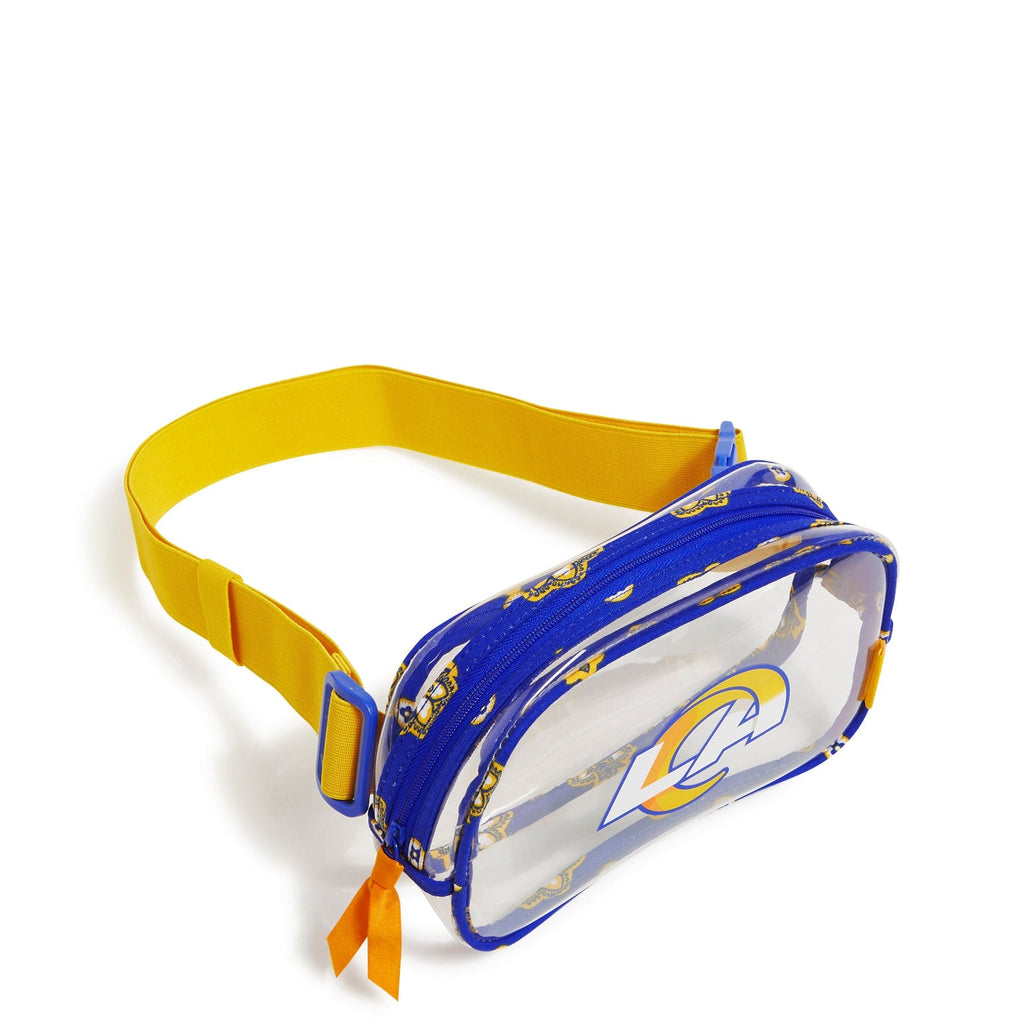 Los Angeles Rams NFL Clear Small Belt Bag | Vera Bradley