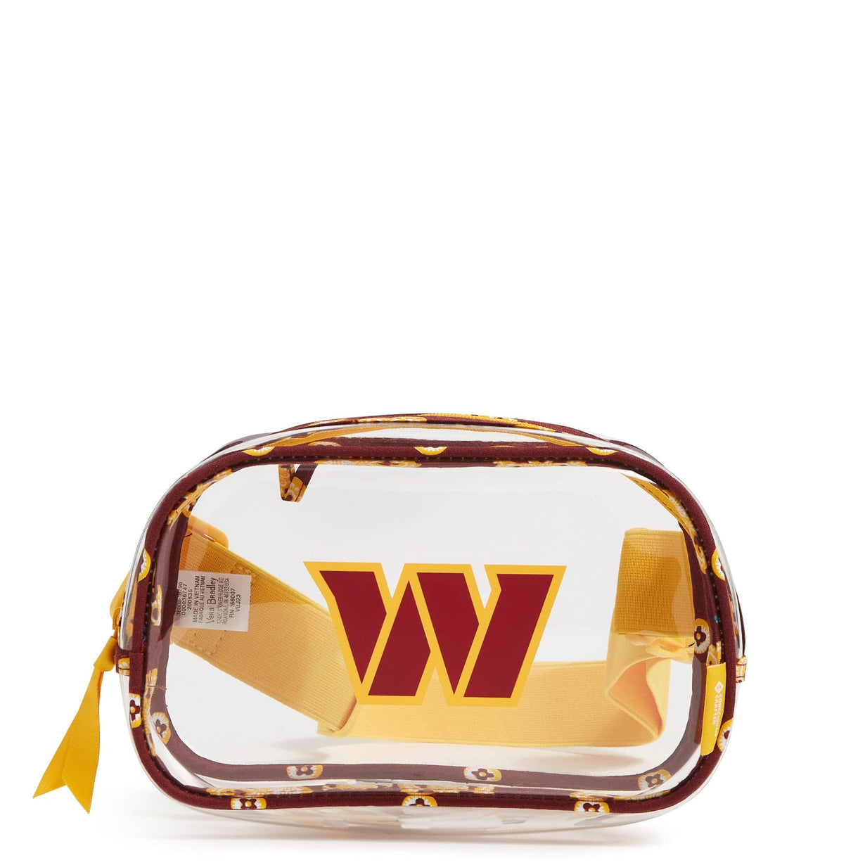 Washington Commanders NFL Clear Small Belt Bag | Vera Bradley