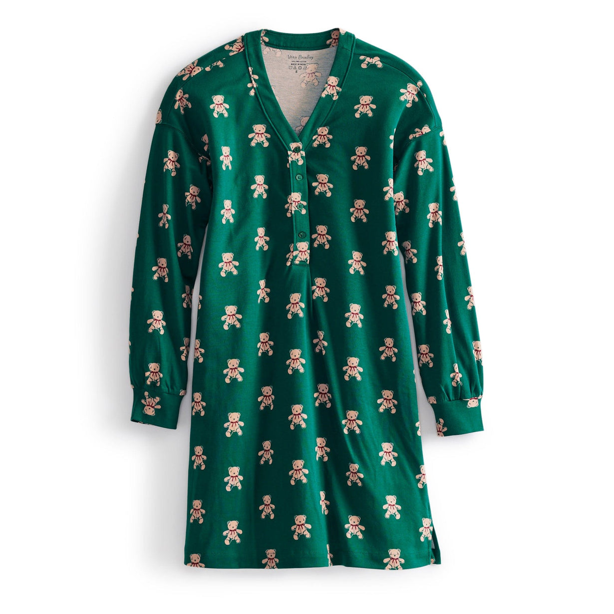 Henley Night Dress - Cotton | Vera Bradley