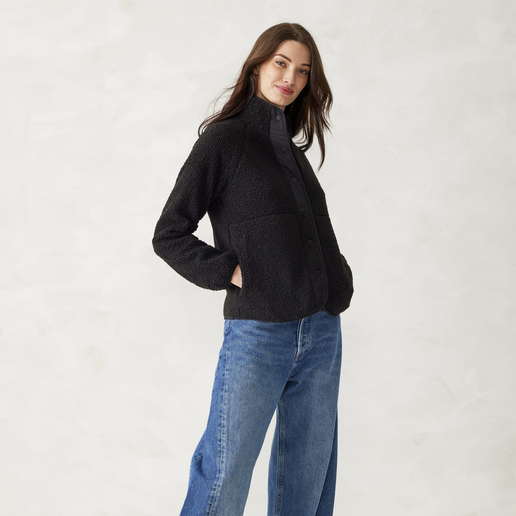 Teddy Fleece Full-Snap Jacket - Fleece | Vera Bradley