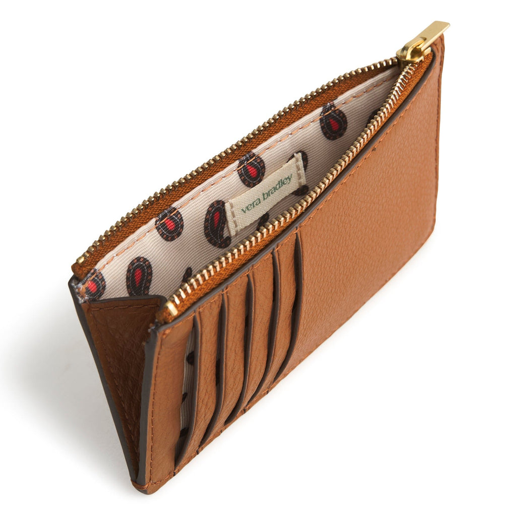 Linear Card Case - Leather | Vera Bradley