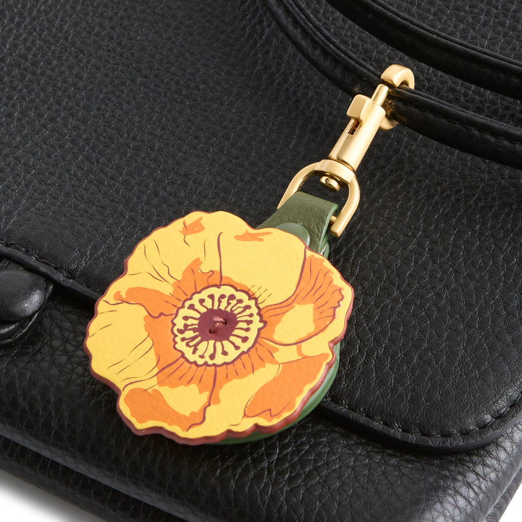 Poppy Bag Charm for AirTag - Leather | Vera Bradley