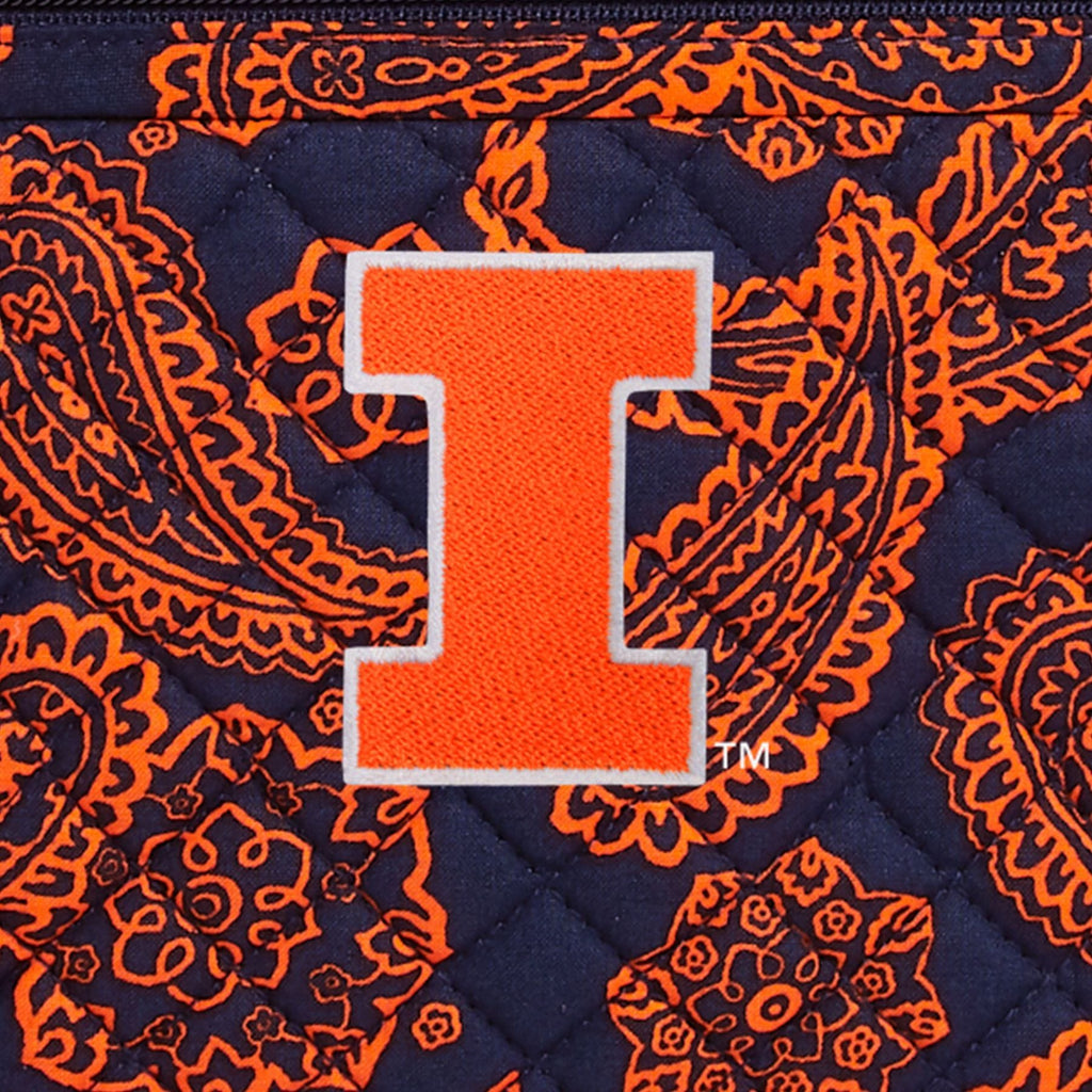 University of Illinois Collegiate RFID Front Zip Wristlet | Vera Bradley