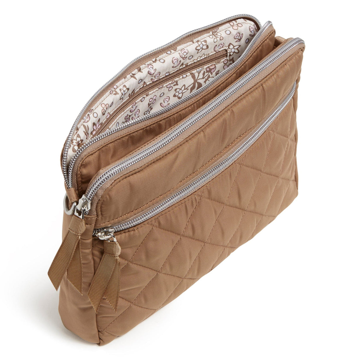 Brown Triple Compartment Crossbody Bag | Vera Bradley